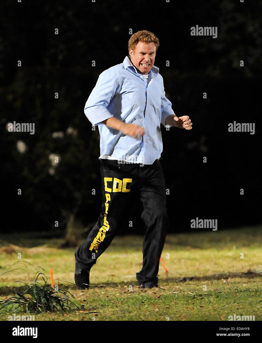 Funnyman Will Ferrell filming late scenes for his new comedy movie 'Get ...
