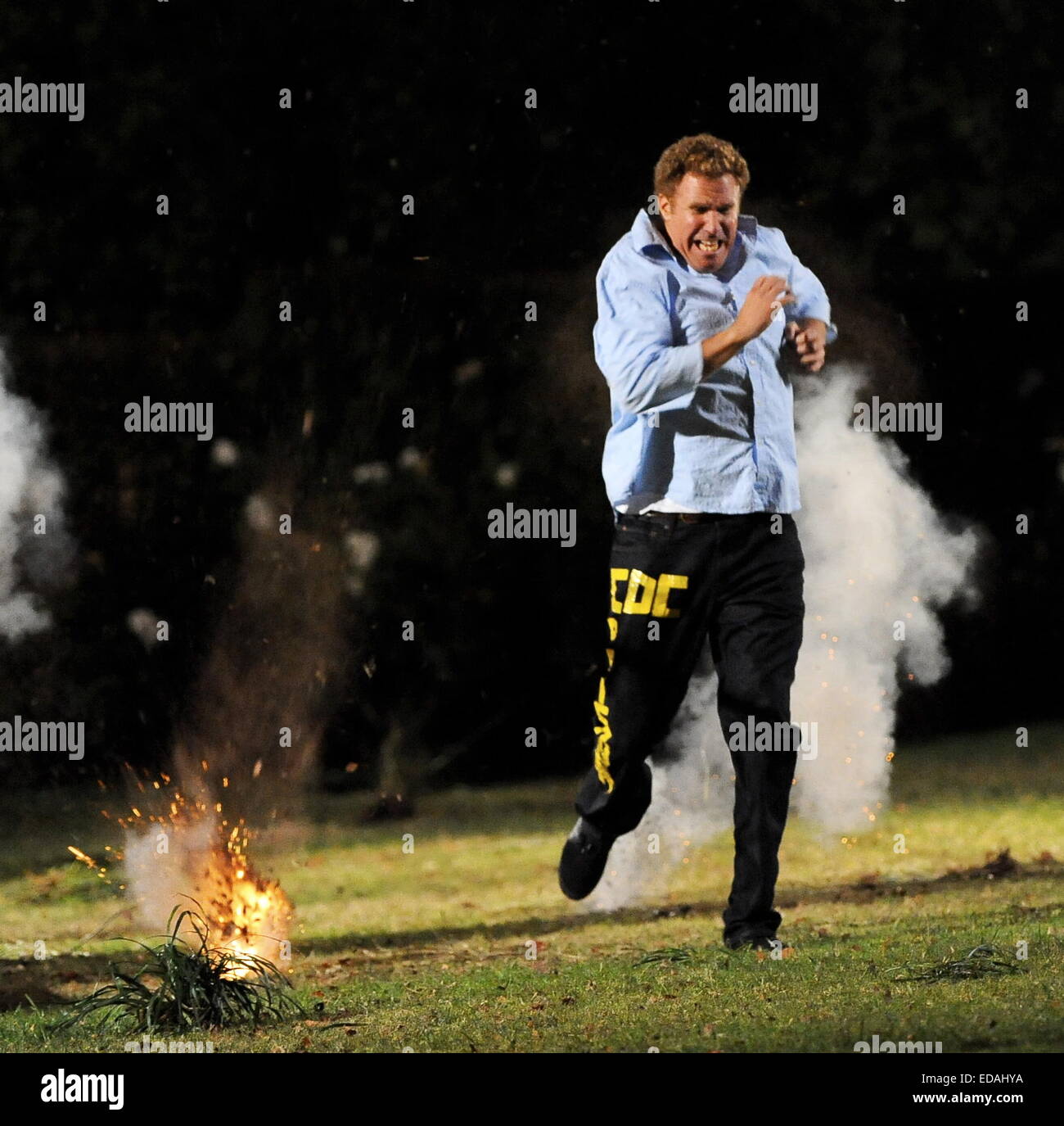 Funnyman Will Ferrell filming late scenes for his new comedy movie 'Get ...