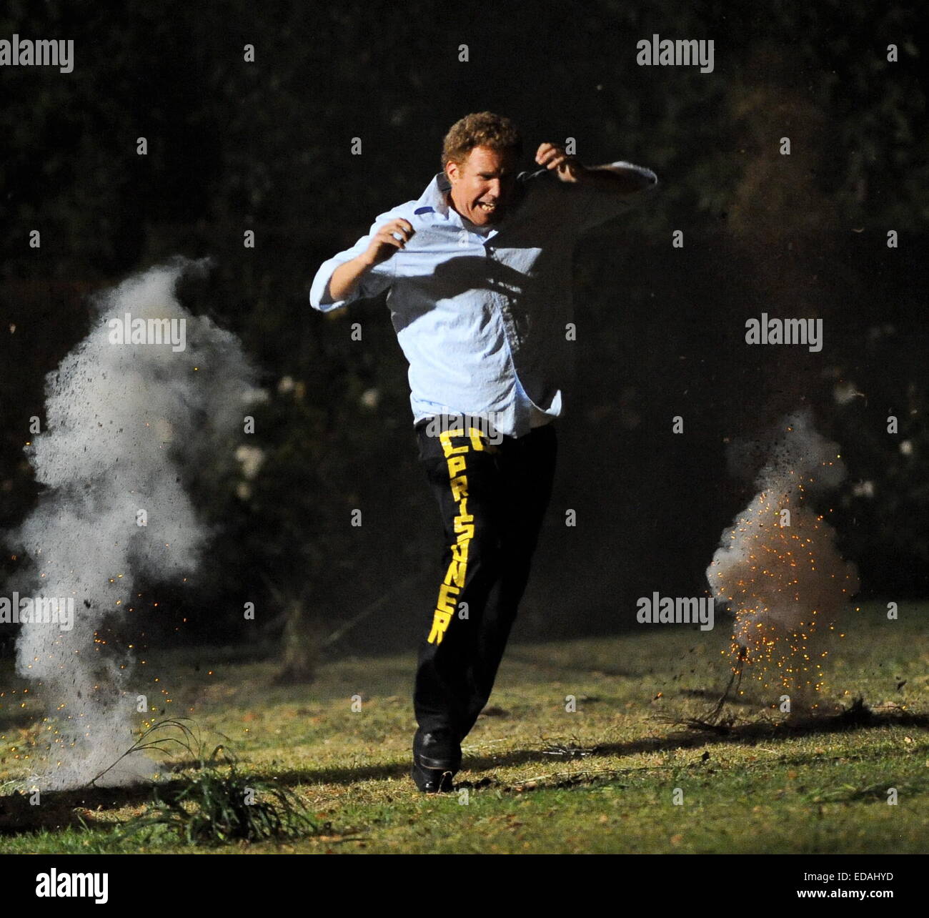 Funnyman Will Ferrell filming late scenes for his new comedy movie 'Get ...