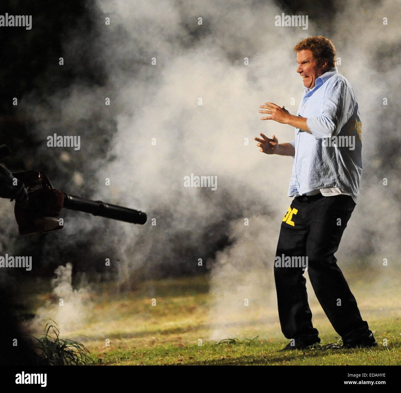 Funnyman Will Ferrell filming late scenes for his new comedy movie 'Get ...