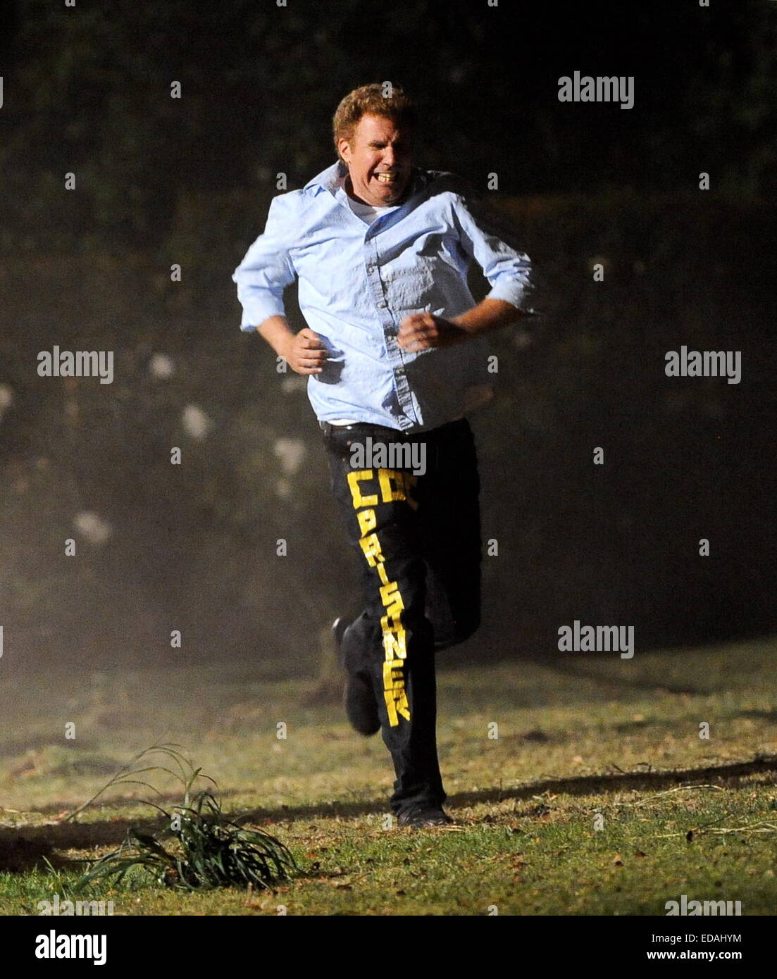 Funnyman Will Ferrell filming late scenes for his new comedy movie 'Get ...
