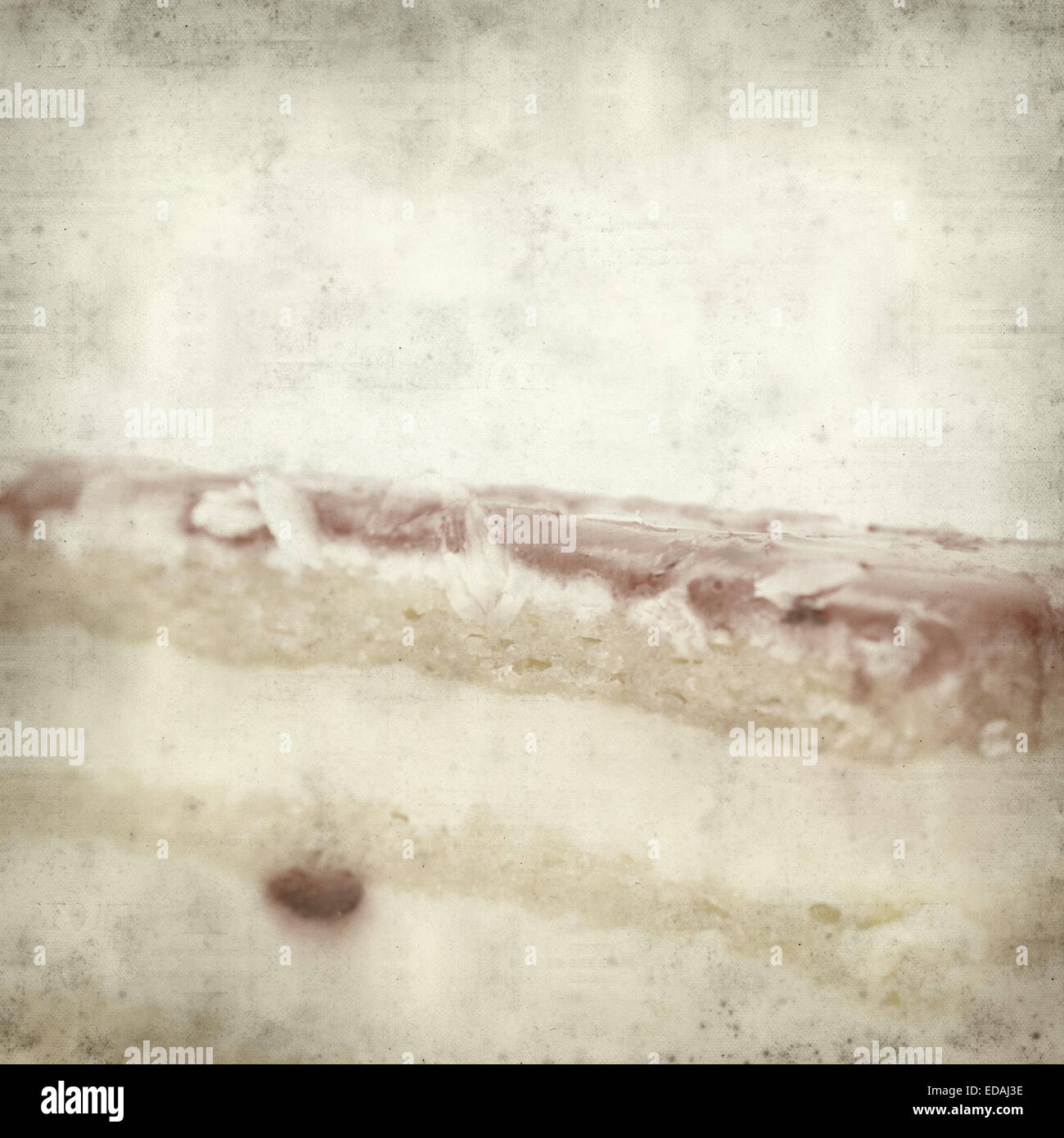 textured old paper background with strawberry cake Stock Photo - Alamy