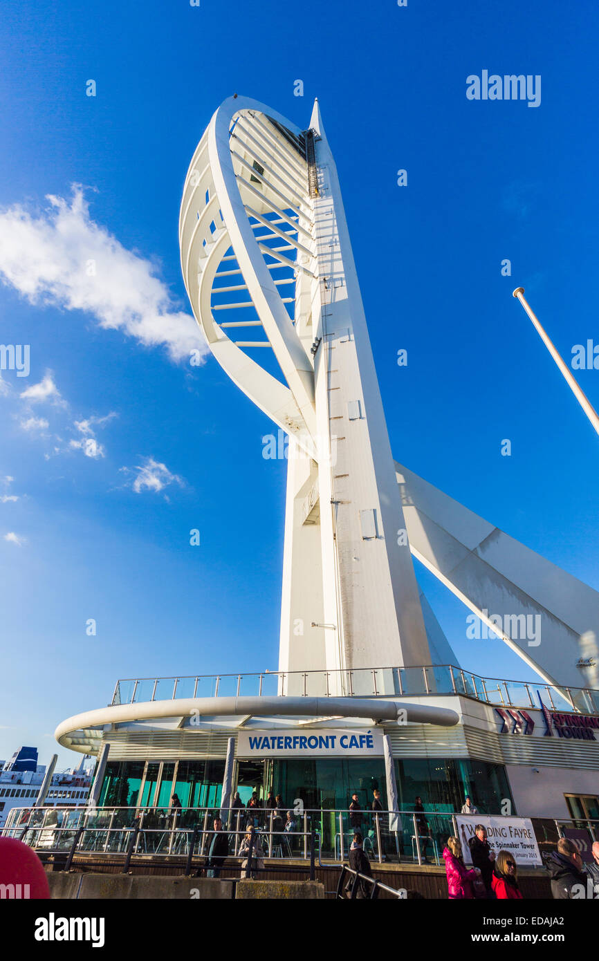 Modern architecture coastal landscape: view of the iconic landmark ...