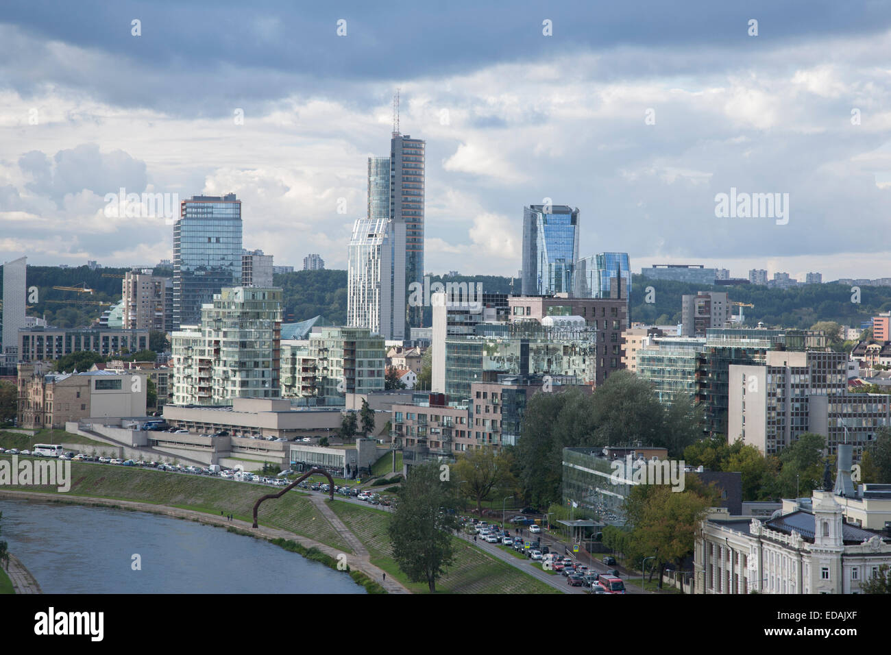 Cityscape of Modern Vilnius, Lithuania Stock Photo - Alamy
