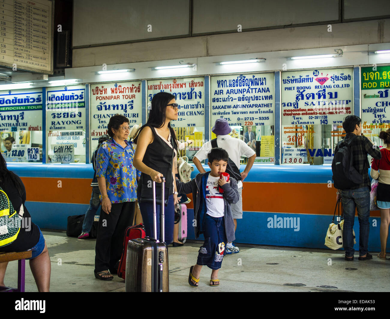 Pattaya to bangkok bus station hi-res stock photography and images - Alamy