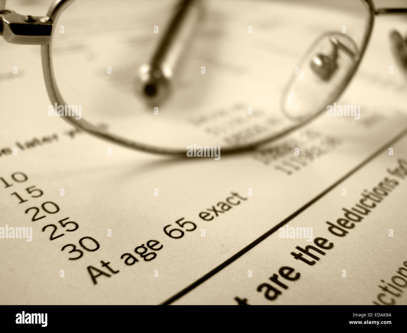 Retirement plan statement hi-res stock photography and images - Alamy