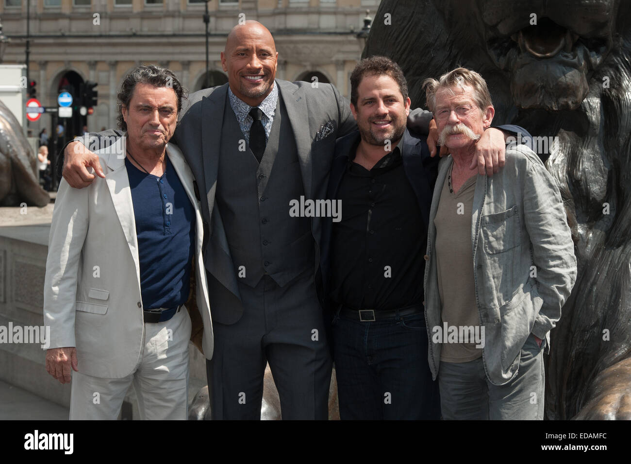 'Hercules' Photocall held on Trafalgar Square. Featuring: Ian McShane ...