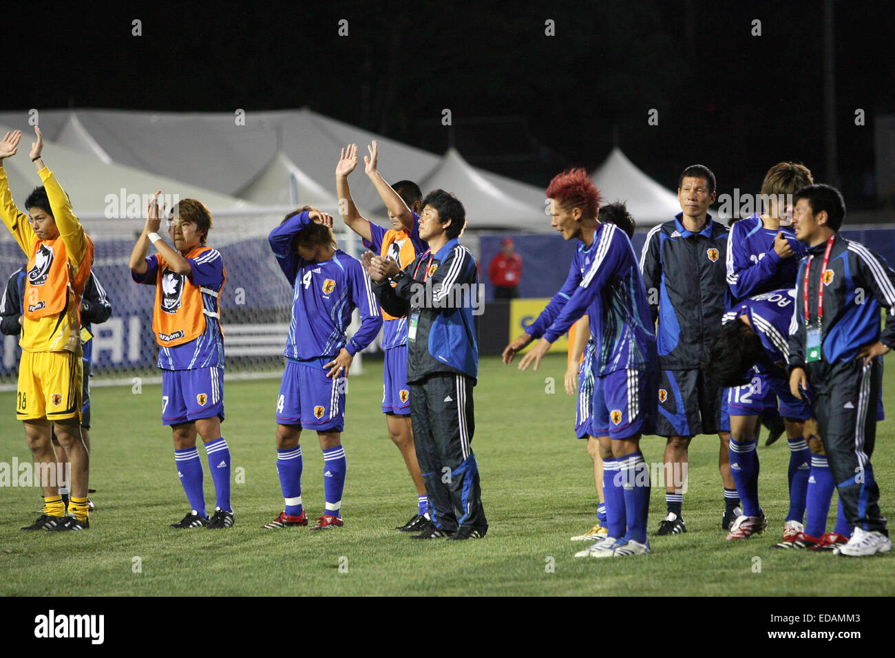 Royal Athletic Park, British Columbia, Canada. 11th July, 2007. Japan ...