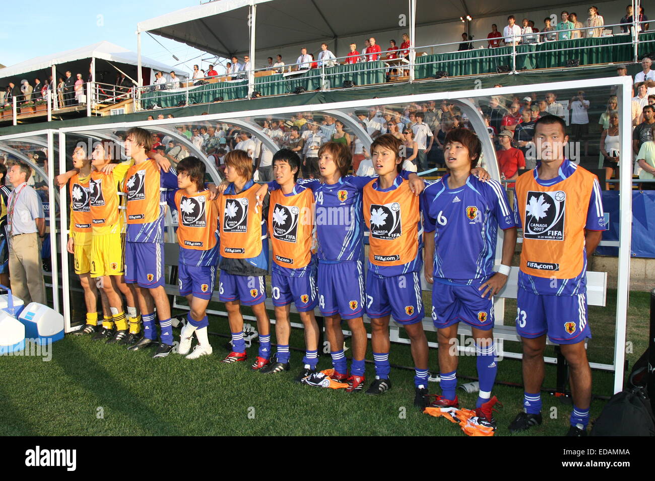 Royal Athletic Park, British Columbia, Canada. 11th July, 2007. Japan ...