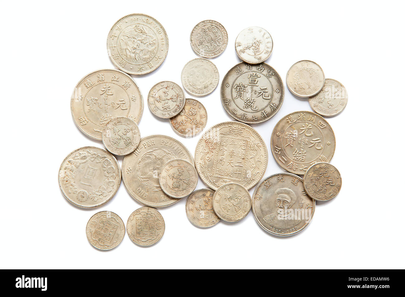Huge pile of the China coins Stock Photo - Alamy