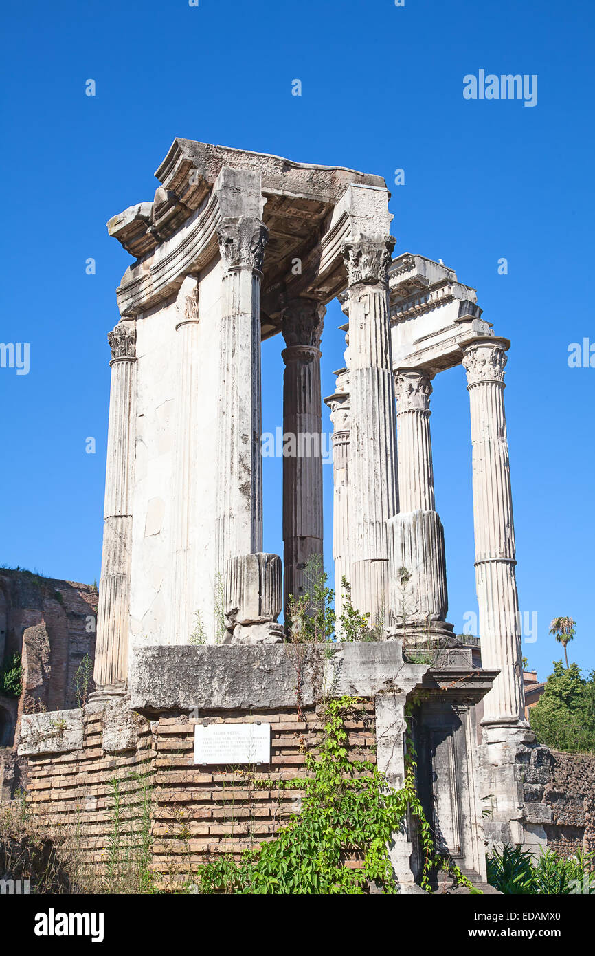 Ruins of the forum in Rome, Italy Stock Photo - Alamy