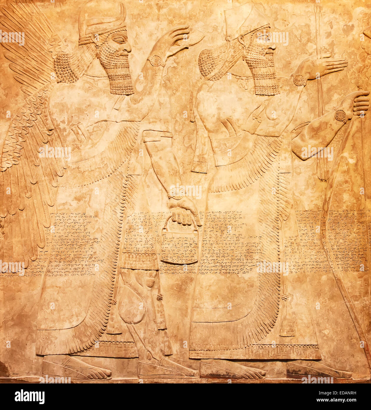 Ancient sumerian stone carving with cuneiform scripting Stock Photo - Alamy