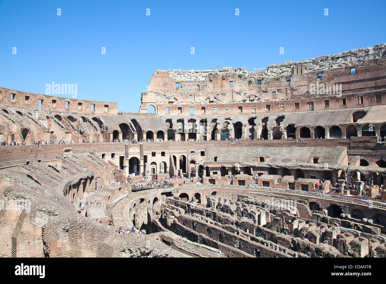 Ruins of the colloseum in Rome, Italy Stock Photo - Alamy