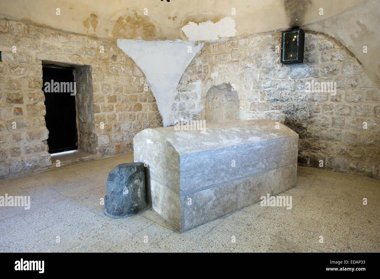 The tomb of patriarch Joseph in Nablus. Joseph is the son of Jacob. He ...