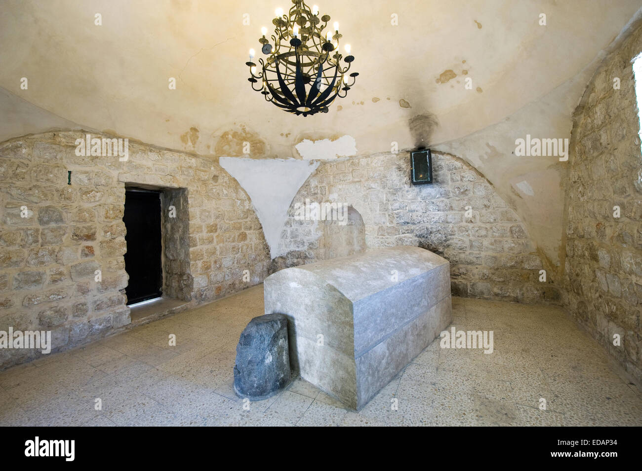 The tomb of patriarch Joseph in Nablus. Joseph is the son of Jacob. He ...