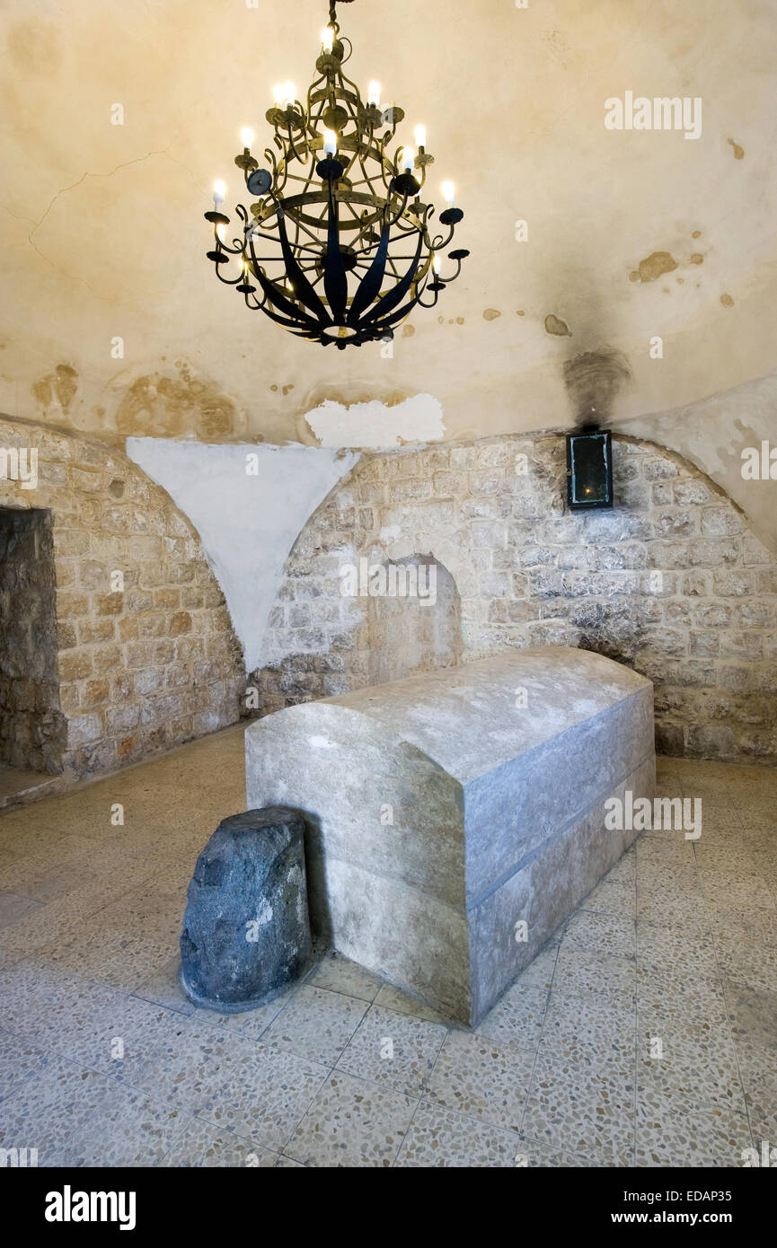 The tomb of patriarch Joseph in Nablus. Joseph is the son of Jacob. He ...
