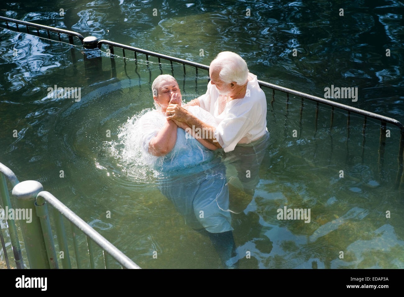 Baptismal site at river hi-res stock photography and images - Alamy