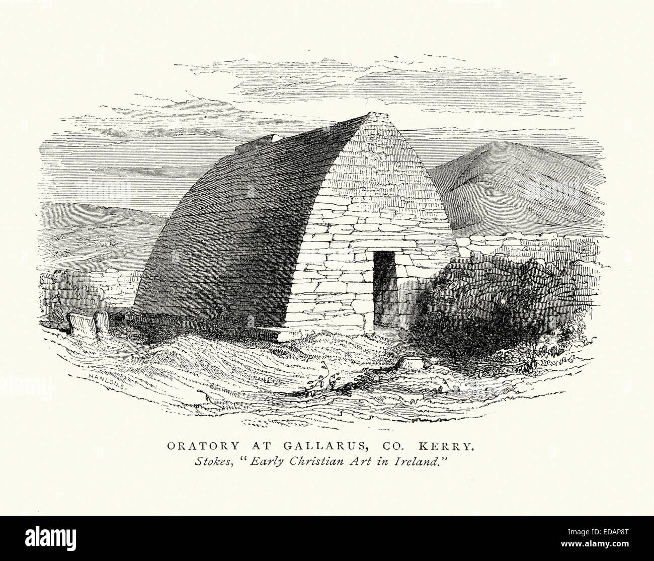 The Gallarus Oratory (The Church of the Place of the Foreigners) is ...