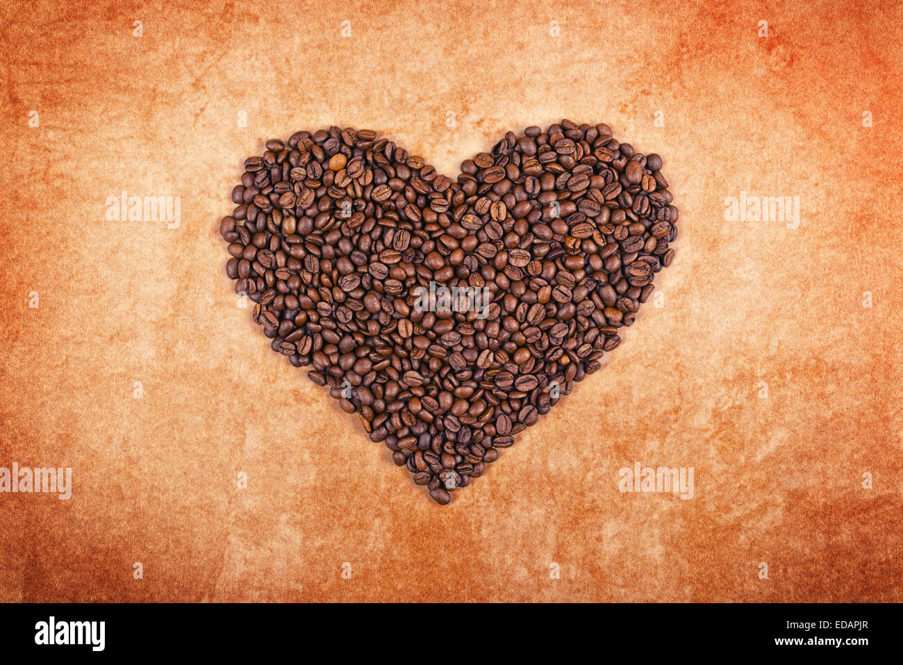 Heart shape coffee beans hi-res stock photography and images - Alamy