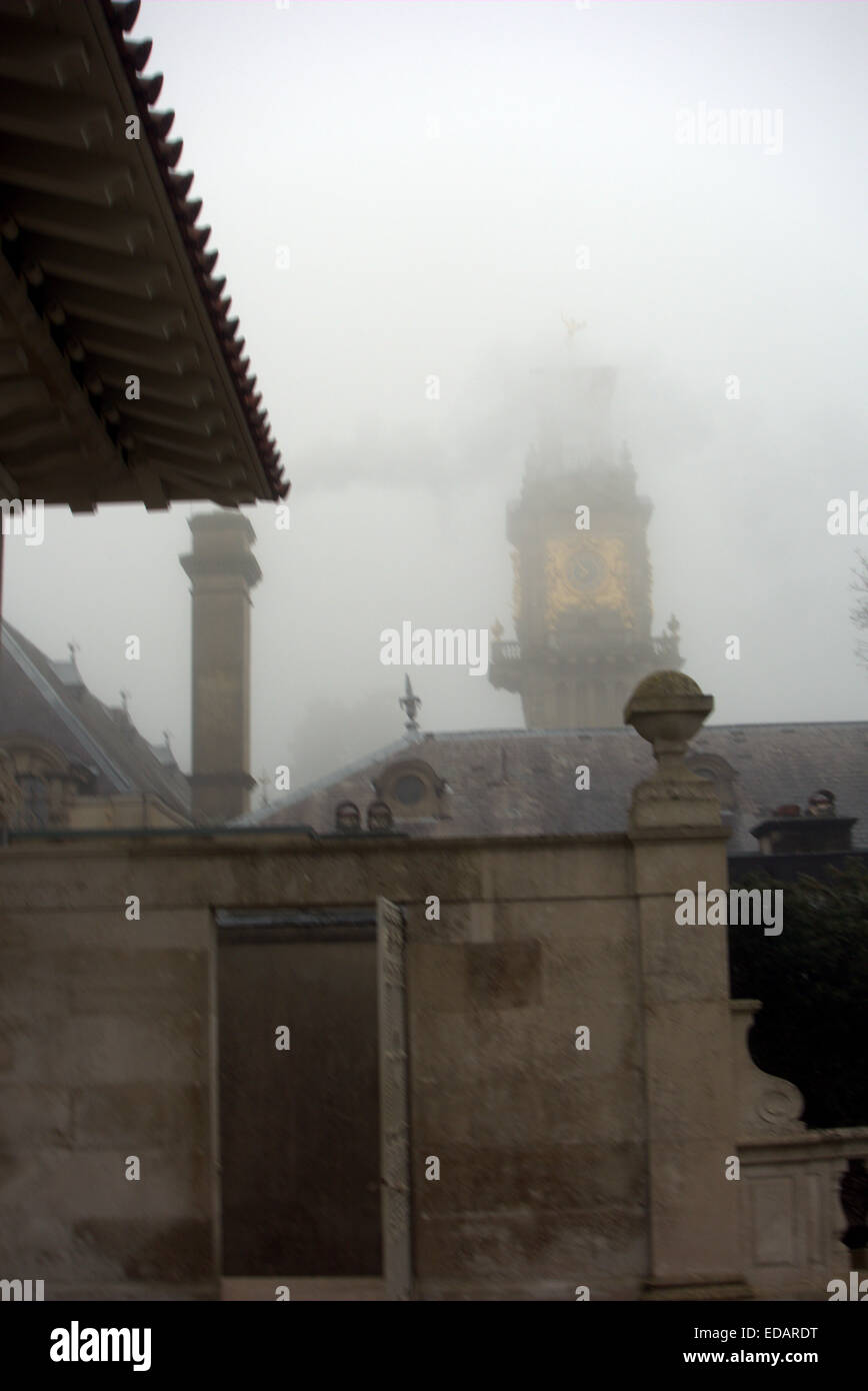 The nearby 100-foot (30m) clock tower was added in 1861 and is the work ...