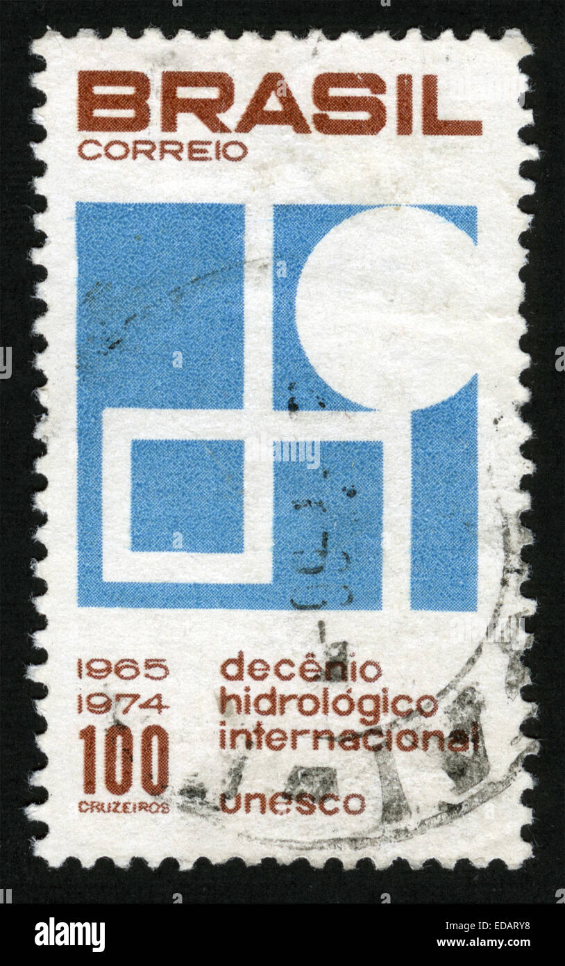 Brazil postage stamp hi-res stock photography and images - Alamy