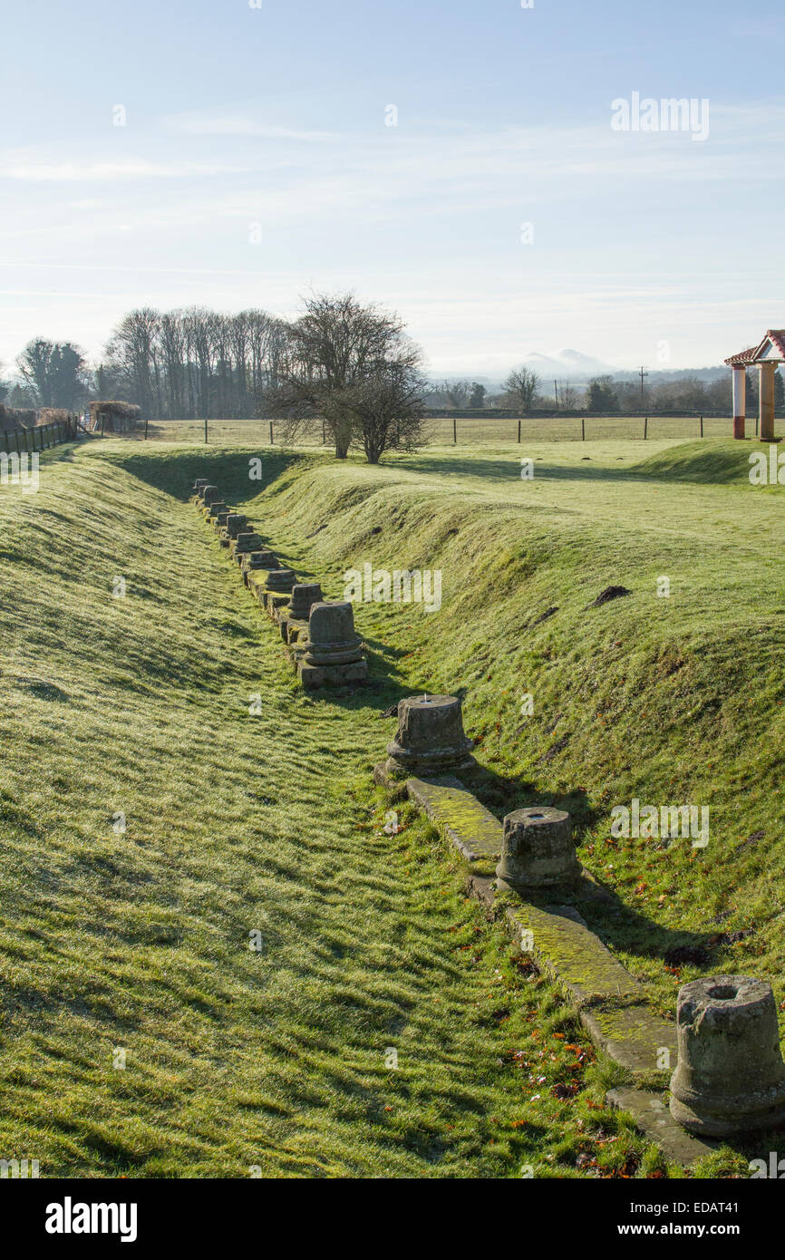 Wroxeter Roman Villa Stock Photo - Alamy