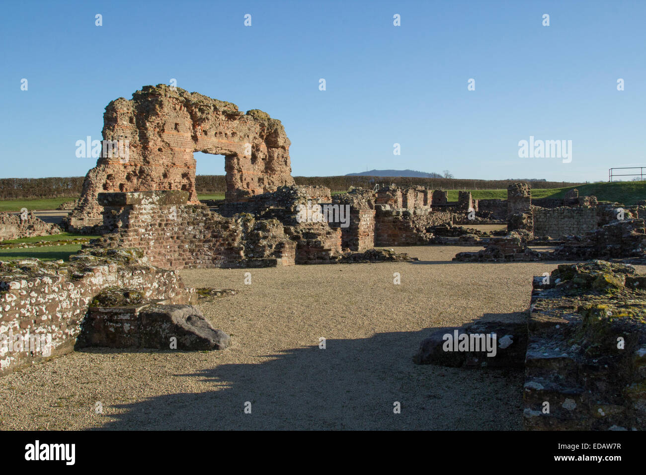Wroxeter Roman City - Shropshire Stock Photo - Alamy