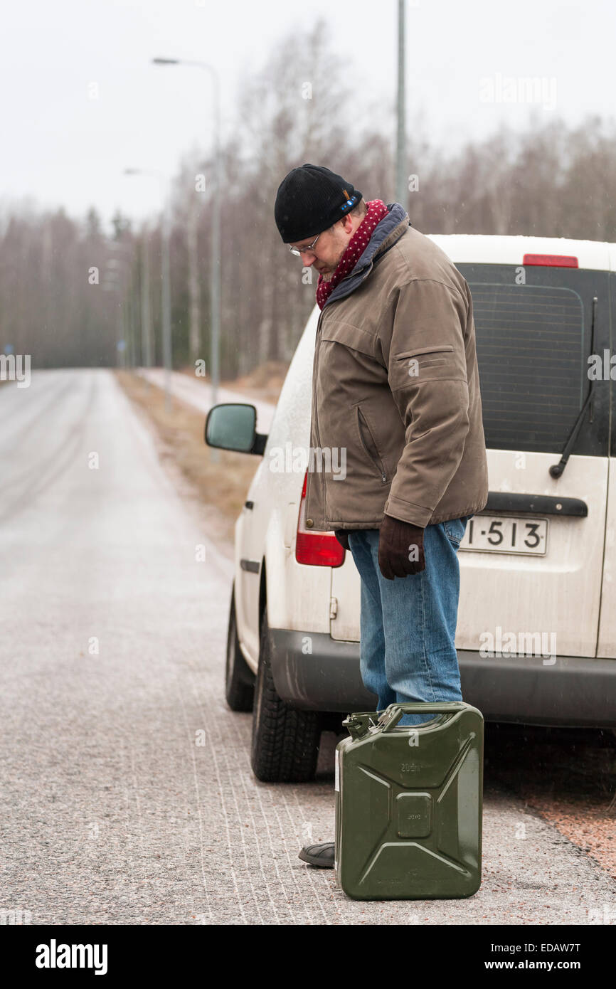Out of Gas Stock Photo - Alamy
