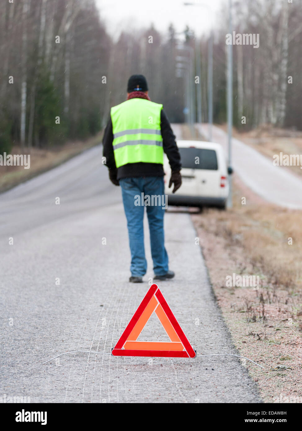Bright red yellow triangle warning hi-res stock photography and images ...