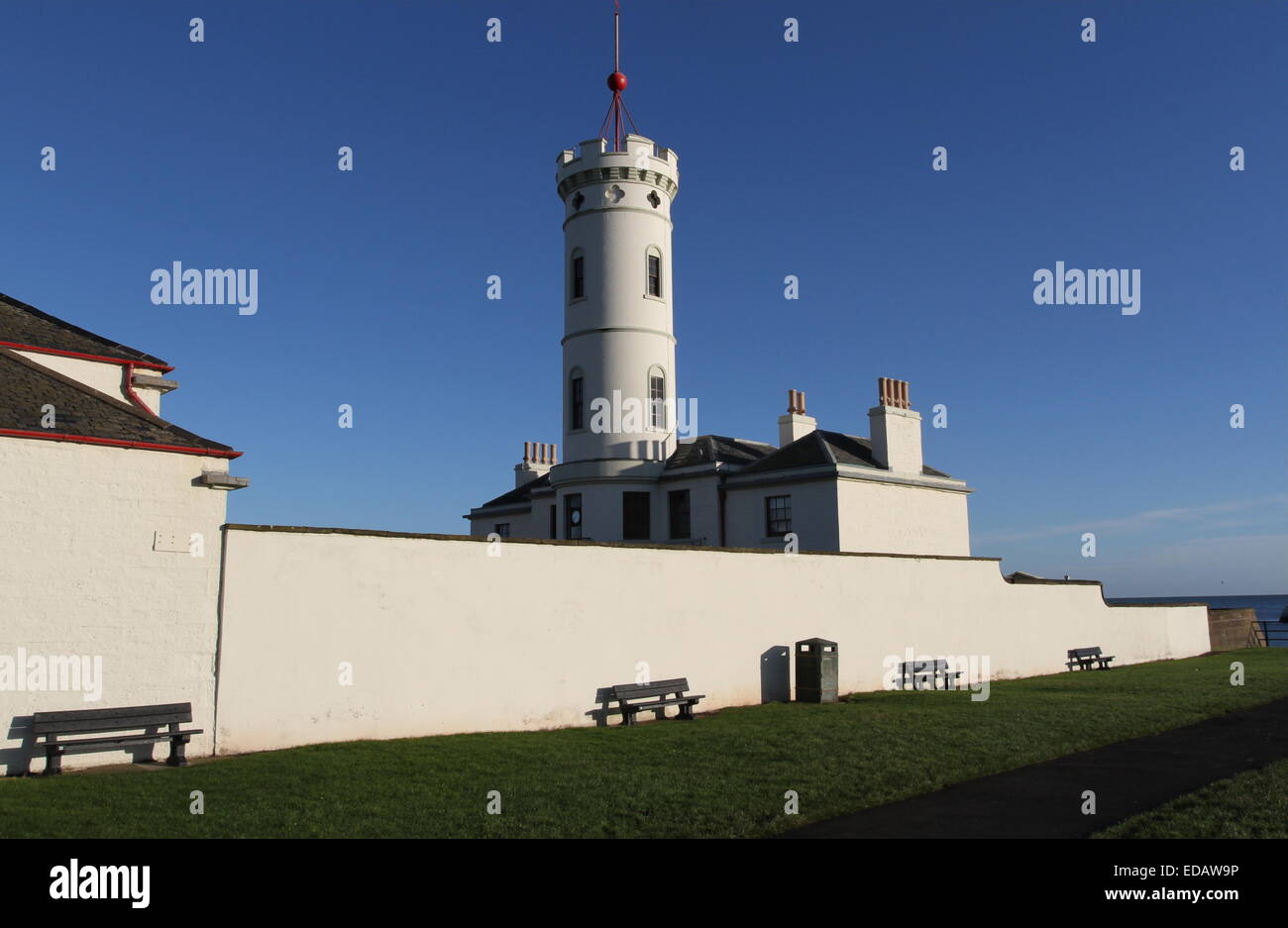 Signal Tower Museum Arbroath Scotland January 2015 Stock Photo - Alamy