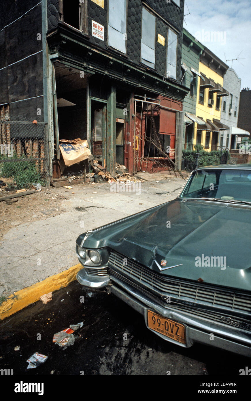 USA, BROOKLYN, NEW YORK CITY - AUGUST 1977. Brooklyn, New York City ...