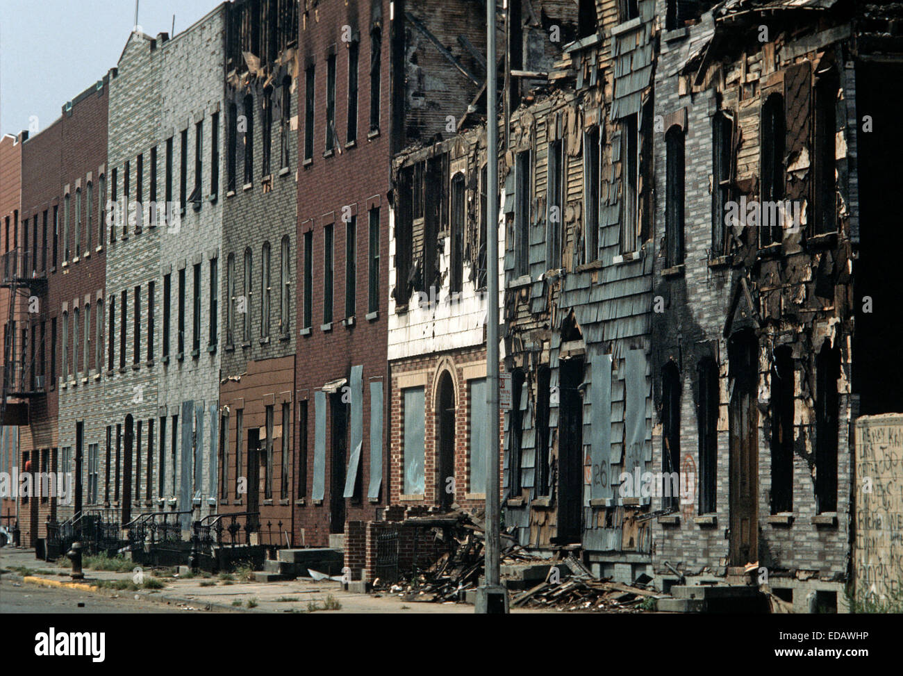USA, BROOKLYN, NEW YORK CITY - AUGUST 1977. Brooklyn, New York City ...