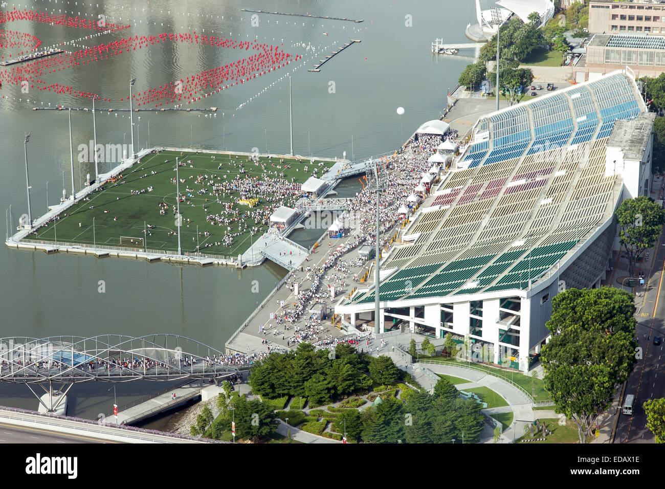 The Marina Bay Floating Platform Stock Photo - Alamy