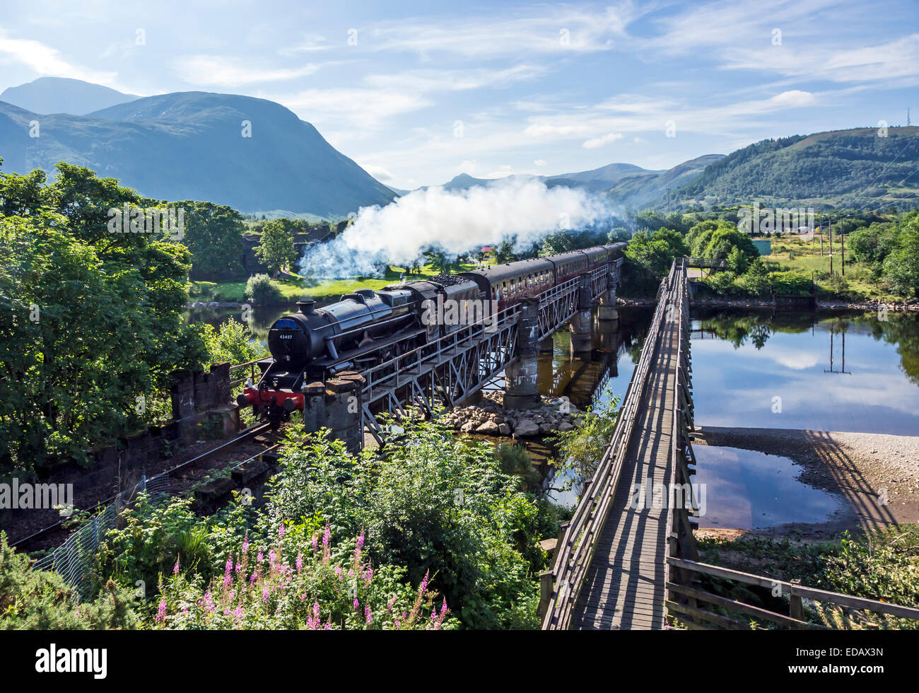 Nevis bridge fort william scotland hi-res stock photography and images ...
