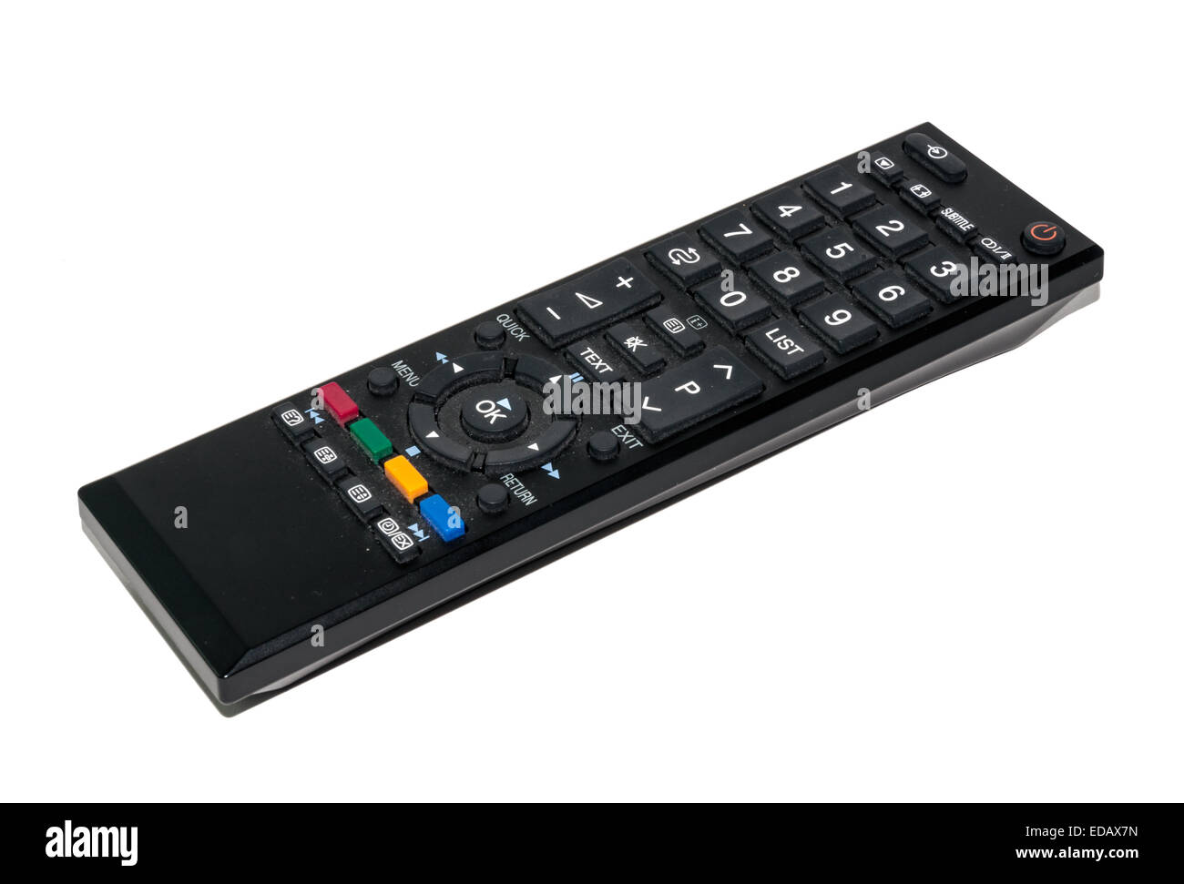 Modern control unit of digital television Stock Photo - Alamy
