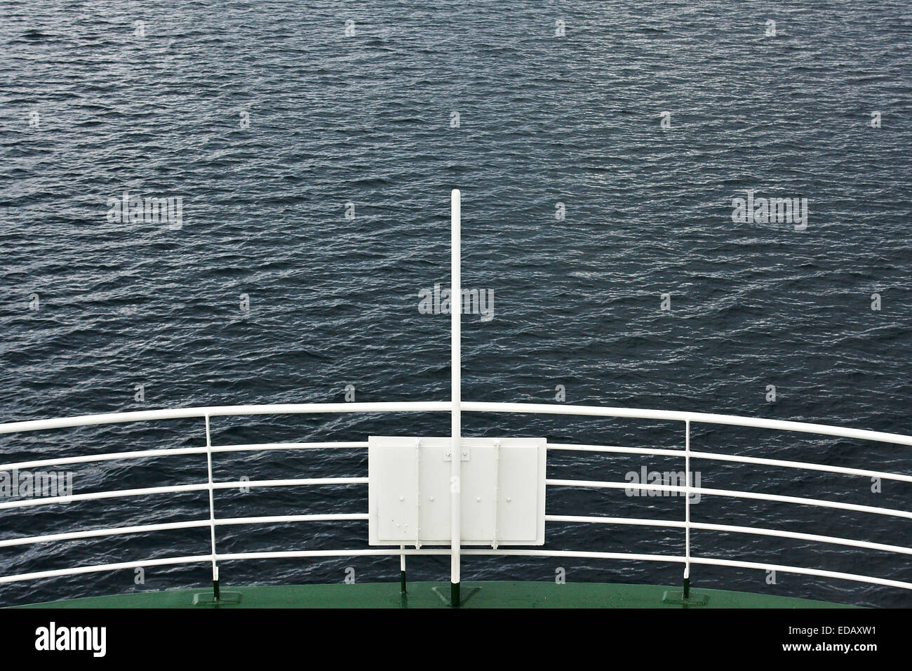Looking forward the ferry sailing on the Norway Sea Stock Photo - Alamy