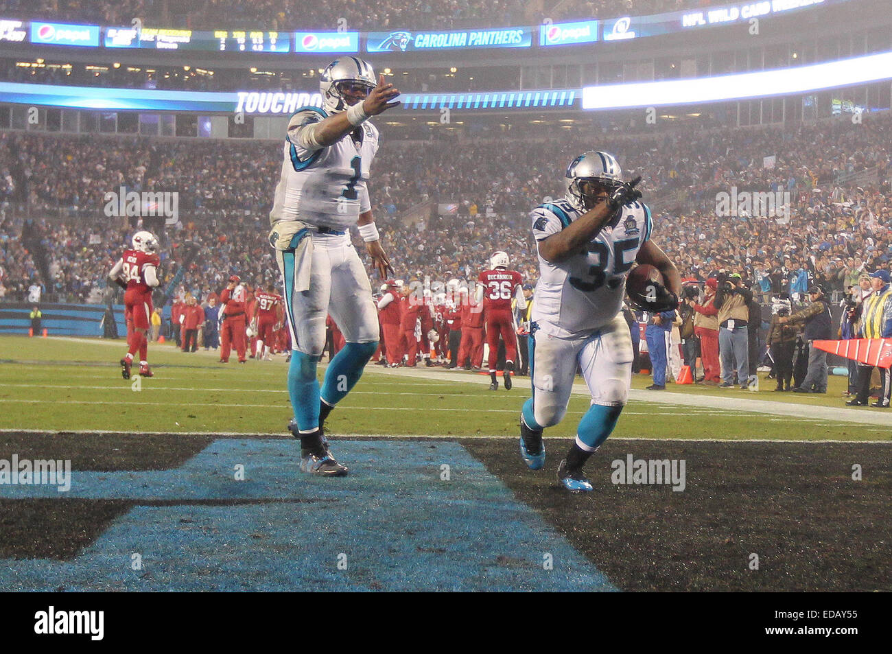 January 3, 2015 Charlotte, NC.Carolina Panthers quarterback Cam Newton ...