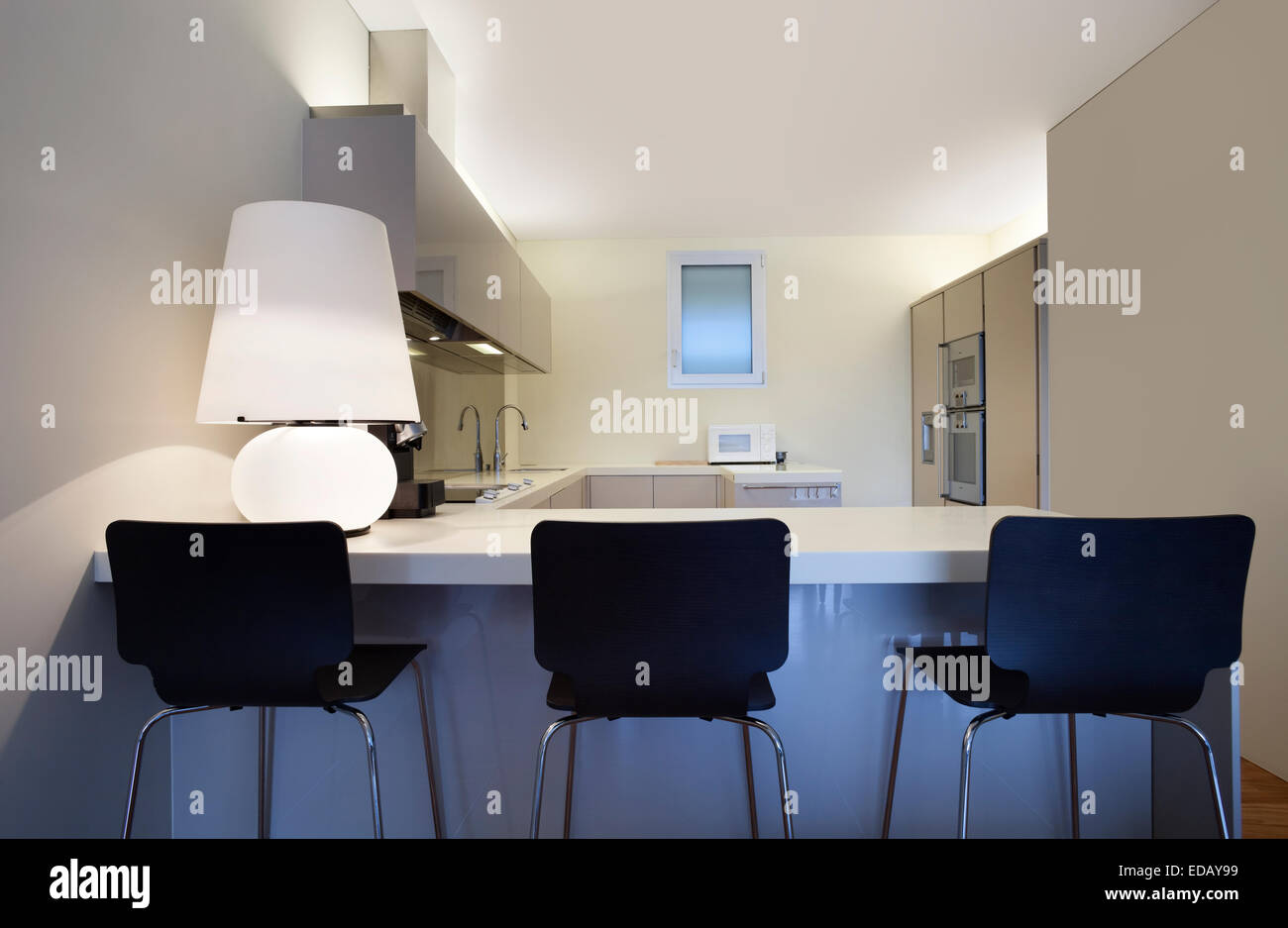 contemporary house, kitchen Stock Photo - Alamy