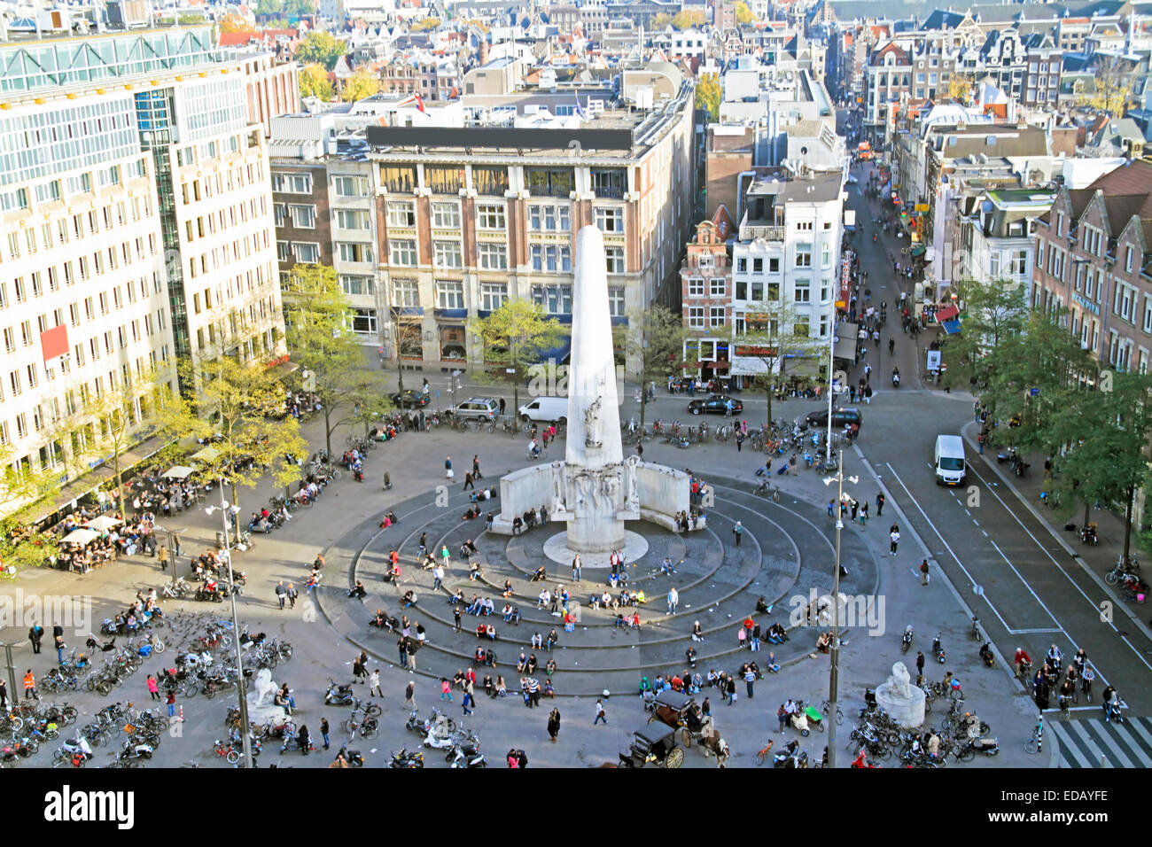 Damsquare in Amsterdam the Netherlands Stock Photo - Alamy