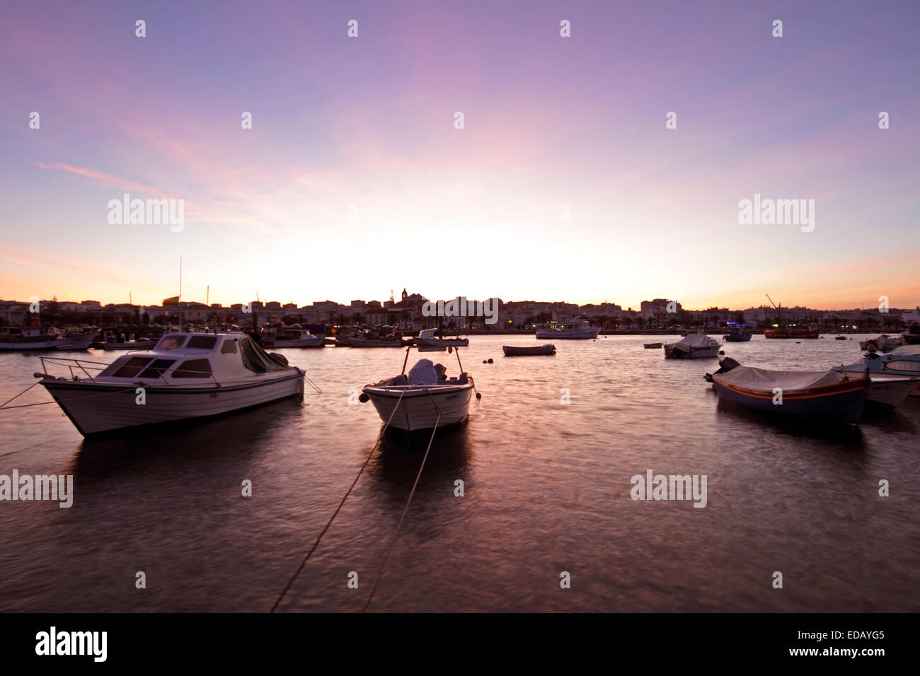 Harbor from lagos in portugal hi-res stock photography and images - Alamy
