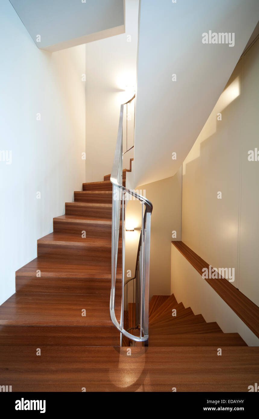 contemporary house, passage Stock Photo - Alamy