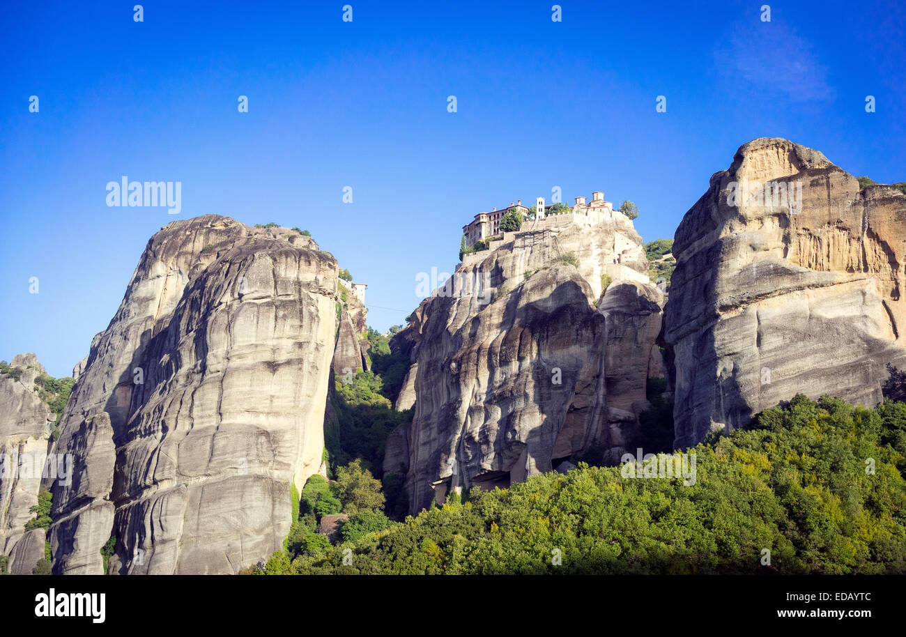 unesco world heritage site meteora,greece Stock Photo - Alamy