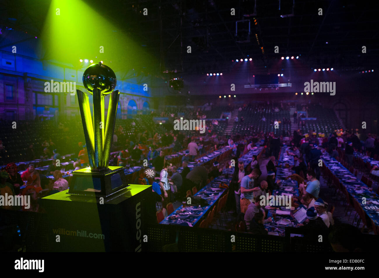 Pdc darts world championship trophy hi-res stock photography and images ...