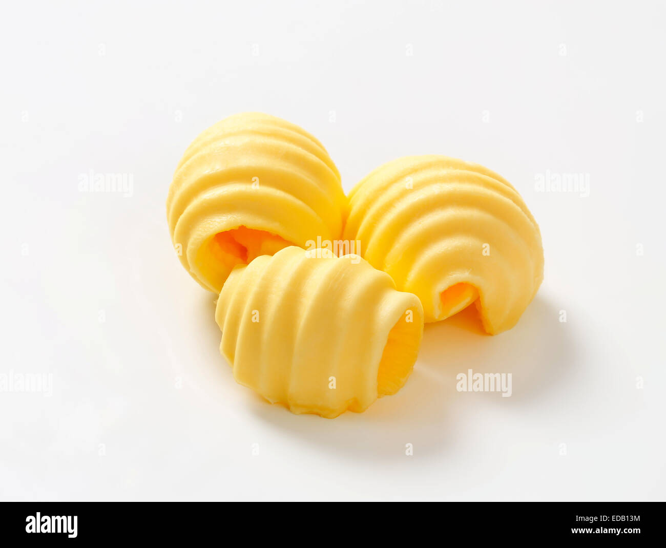Studio shot of butter curls Stock Photo - Alamy