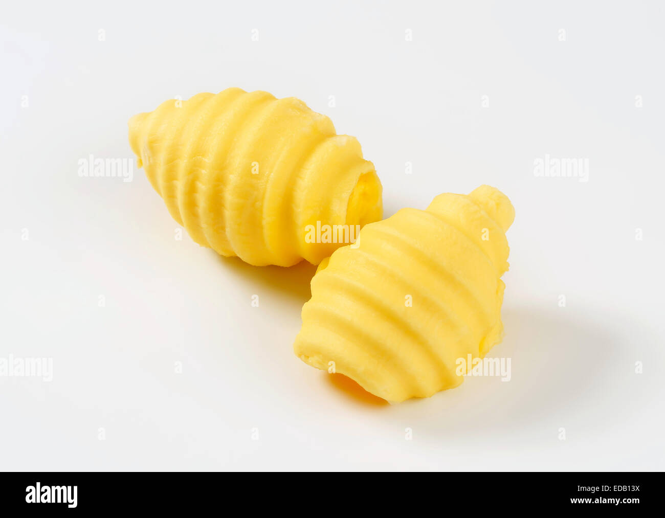 Studio shot of butter curls Stock Photo - Alamy