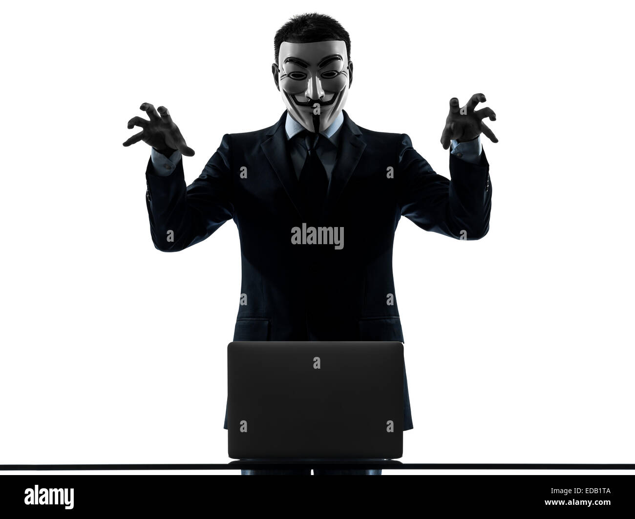 Anonymous hackers computer hi-res stock photography and images - Alamy