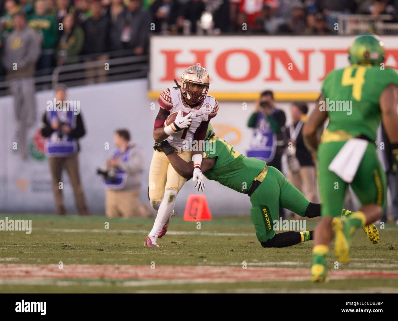 Pasadena, CA. 1st Jan, 2015. Florida State Seminoles wide receiver (1 ...