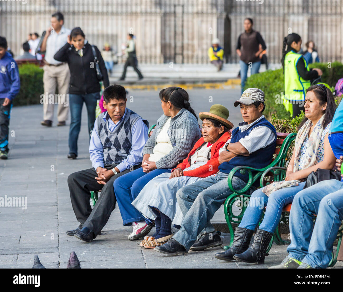 Peru old people hi-res stock photography and images - Alamy