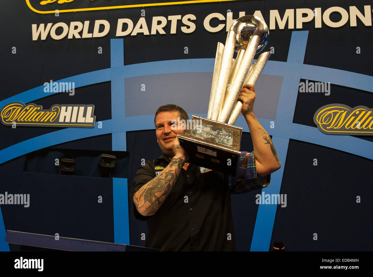 Pdc darts world championship trophy hi-res stock photography and images ...