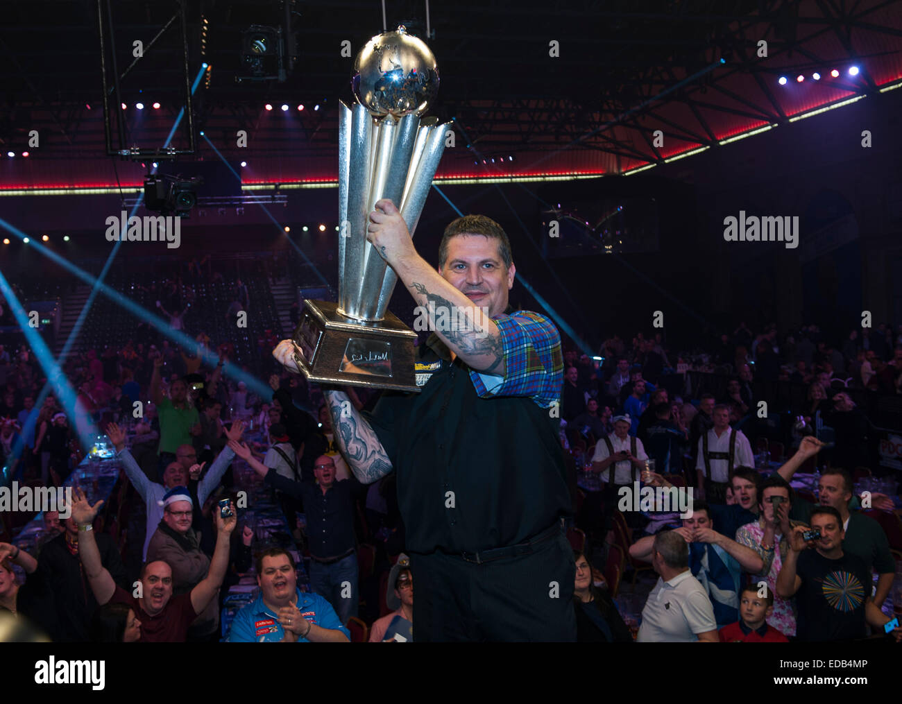 Pdc darts world championship trophy hi-res stock photography and images ...